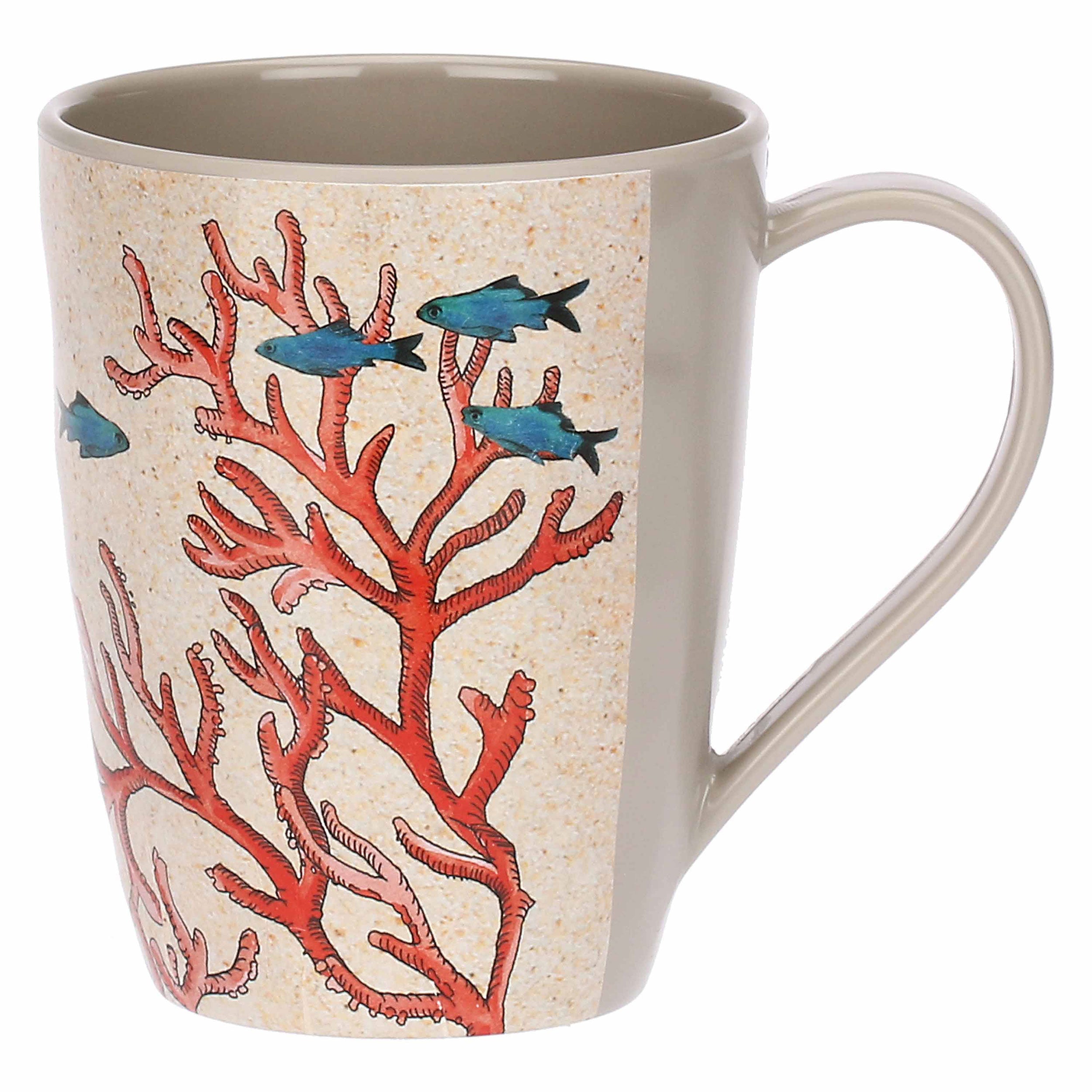 Set of 3, Mug, Sea Life - Melamine, 450 ml – Thun Casa