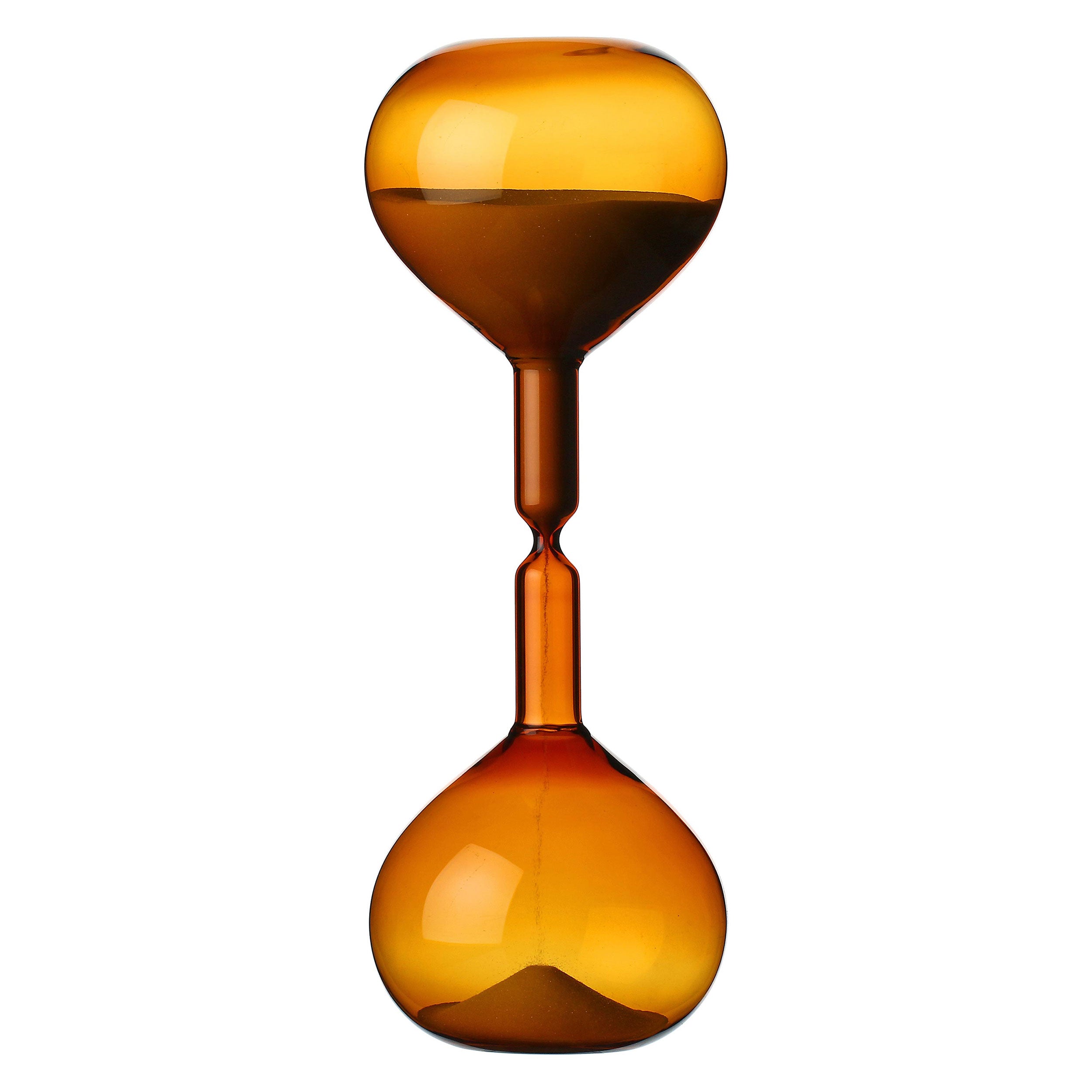 Round Hourglass L, Flowing - Glass, h32.5 – Thun Casa